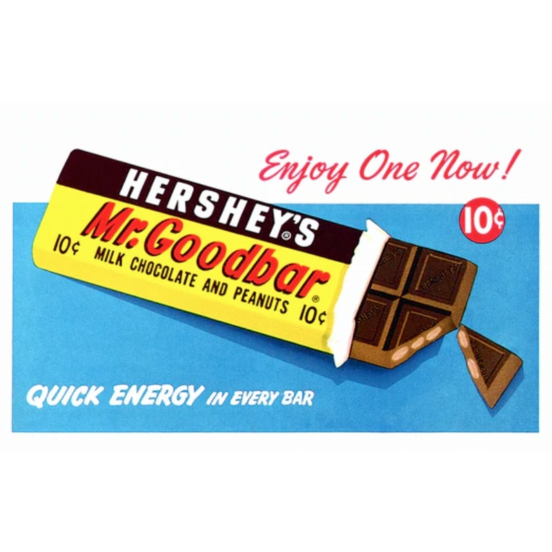 HERSHEY'S MR. GOODBAR Chocolate with Peanuts Bar | Classic Candy